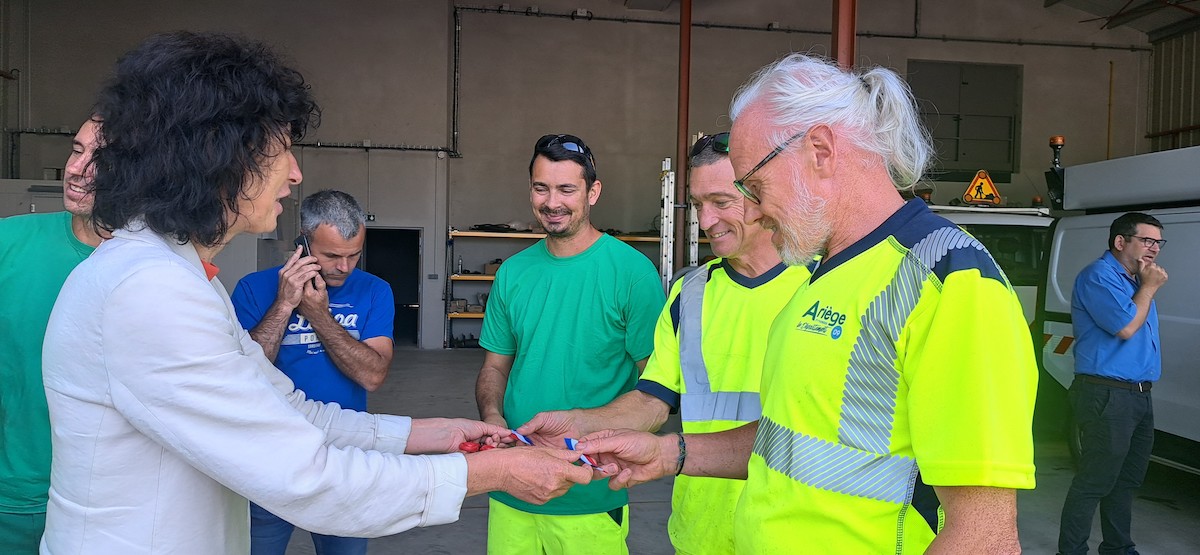 Lorp-Sentaraille : Le centre d'intervention routier inauguré