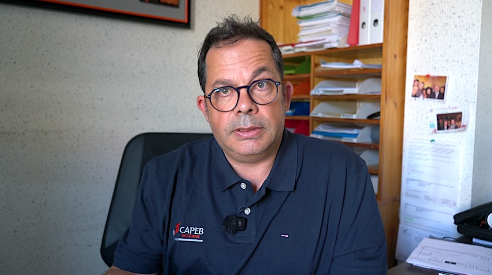 Vincent Perez, président de la CAPEB Ariège, invité
