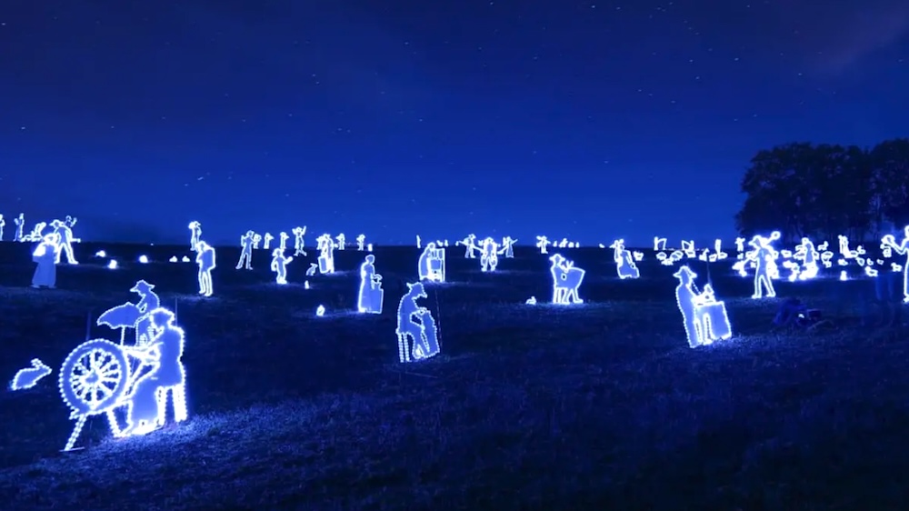 Ruralité en Lumière la plus grande crèche lumineuse du Monde